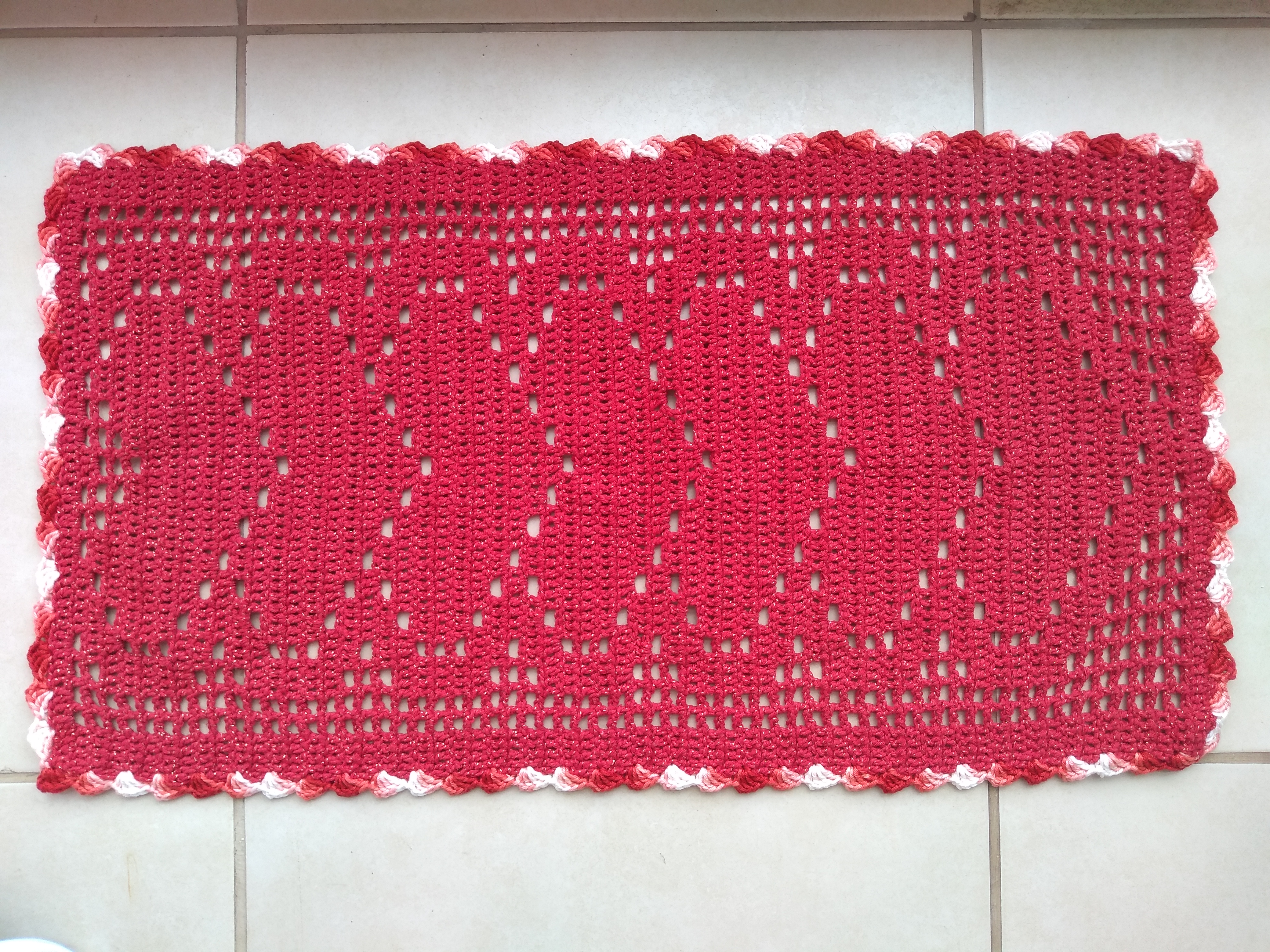 Tapete Econômico de Crochê - EXEMPLOS