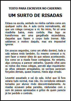 Textos para escrever no caderno: SONHOS